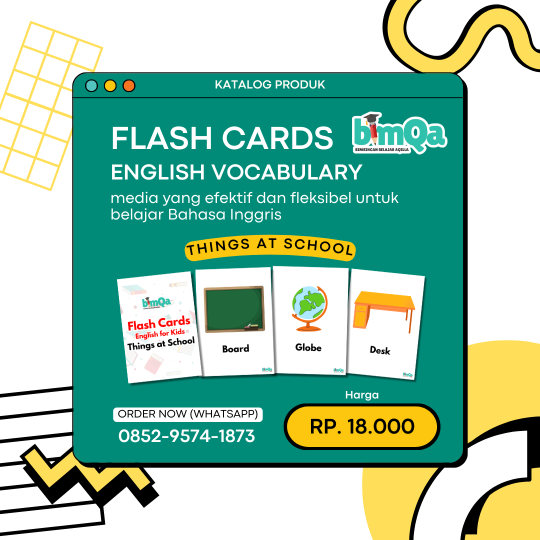 Flash Cards English Vocabulary – Bimqa